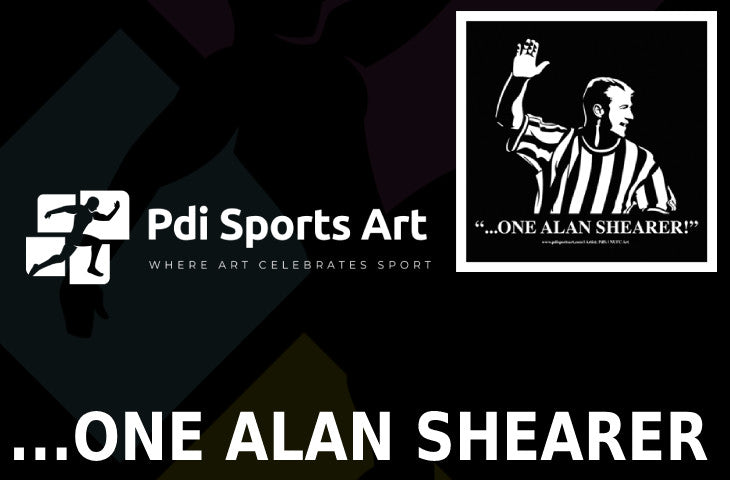 The Story behind the visual - Alan Shearer celebration print – PDI ...